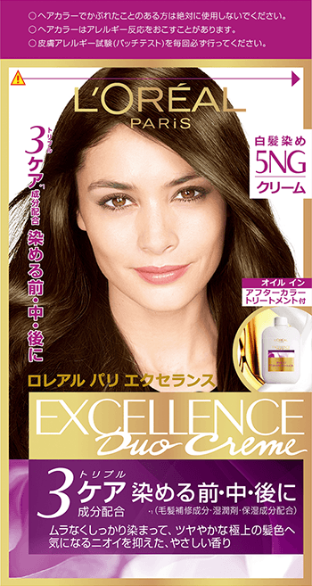 エクセランス クリームタイプN 5NG | 白髪染め | ロレアル パリ L'ORÉAL PARIS